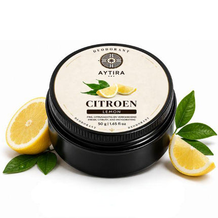 AYTiRA Citroen Deodorant 50g – Natuurlijke Deodorant met Frisse Citrus ...